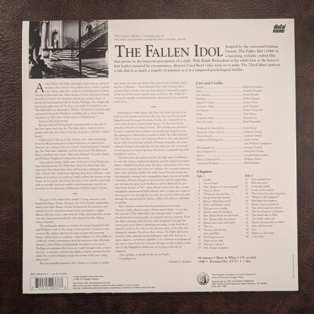 The Fallen Idol – Carey's Emporium