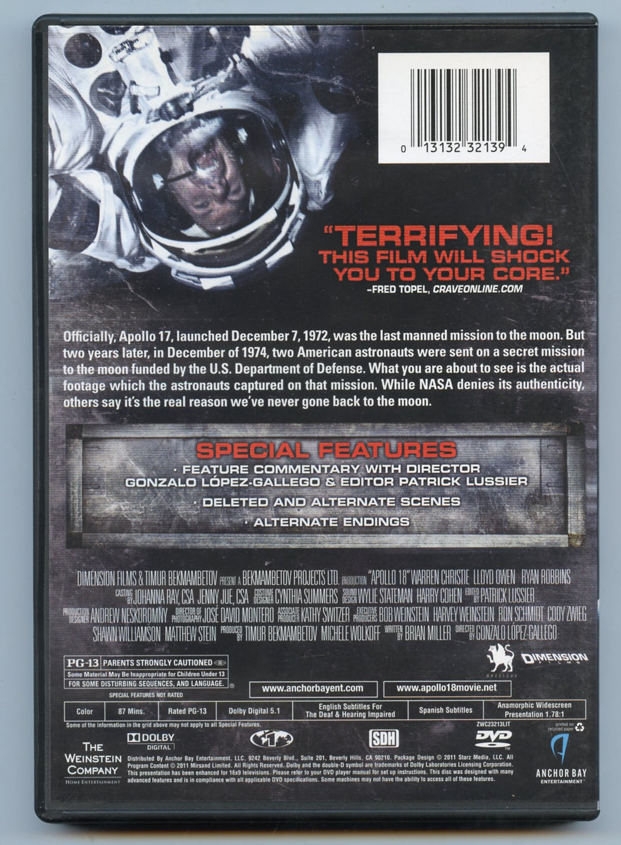 Apollo 18 [DVD] – Carey's Emporium