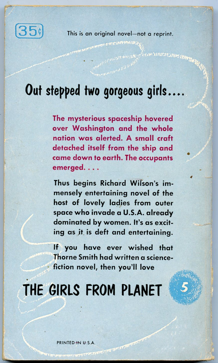 The Girls from Planet 5, by Richard Wilson, Ballantine 117, 1955 Copyr ...