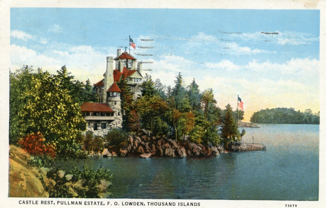 Castle Rest, Pullman Estate, F. O. Lowden, Thousand Islands, NY [Postc ...