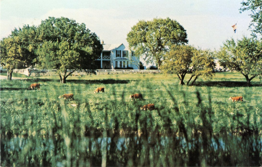 The Texas White House, Home of President and Mrs. Lyndon B. Johnson [P ...