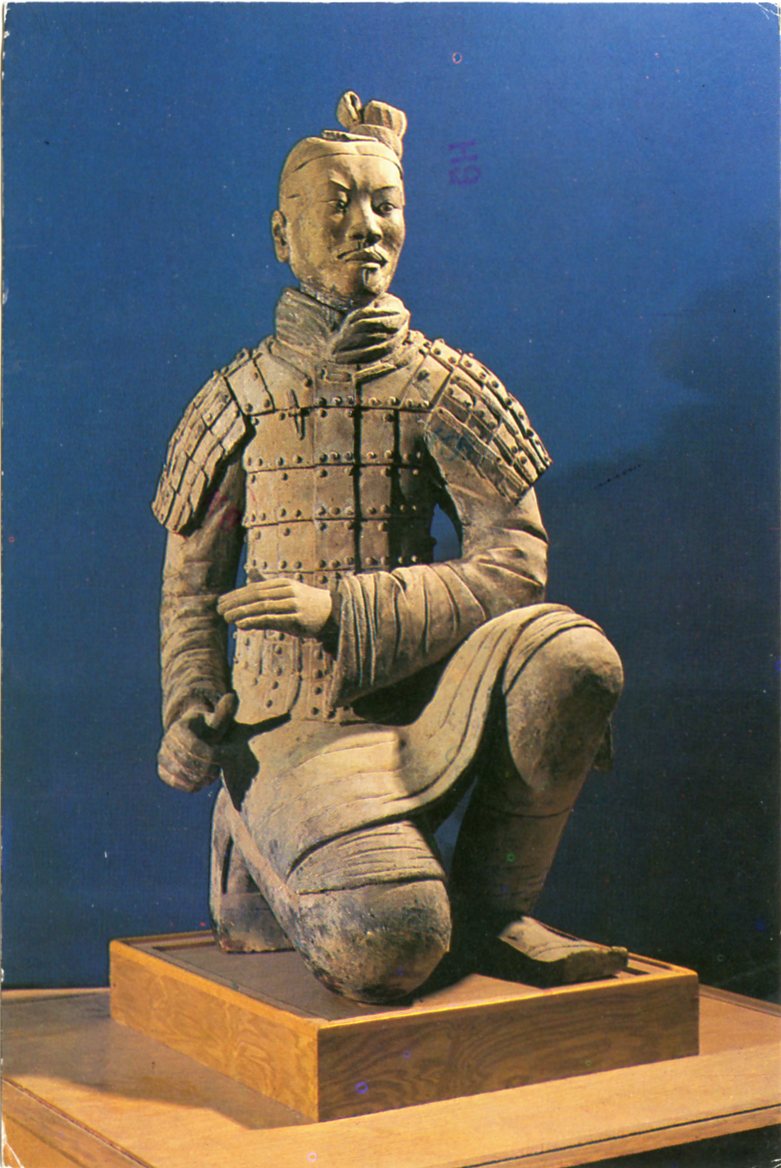 Clay Kneeling Archer [Postcard] – Carey's Emporium